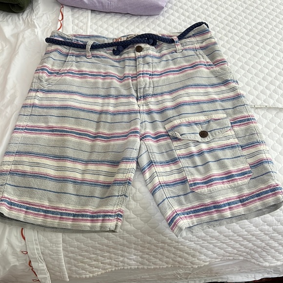 Zara | Shorts | Zara Striped Cotton Shorts | Poshmark